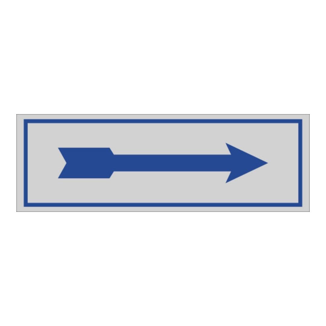 Cartello Freccia in Alluminio – Formati cm 15×5 e 30×10